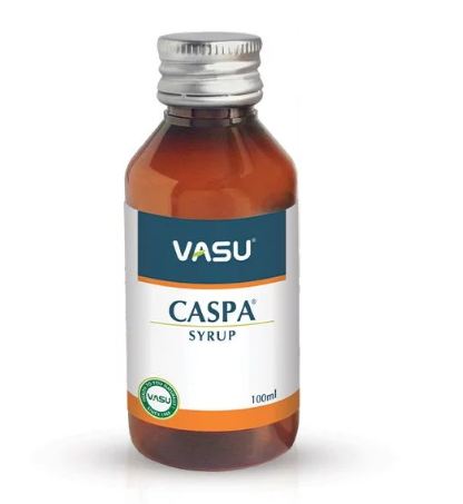 Caspa Syrup (100ml) - Vasu Pharma - AyurCentral Online