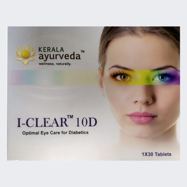 I-Clear 10D Tab (30Tabs) - Kerala Ayurveda - AyurCentral Online