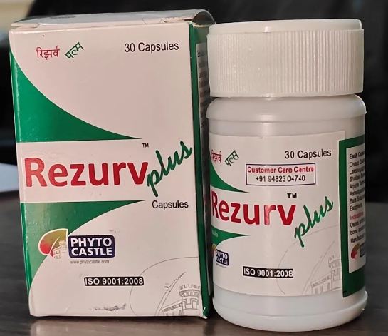 Rezurv Plus Cap (30Caps) - Phyto Castle - AyurCentral Online