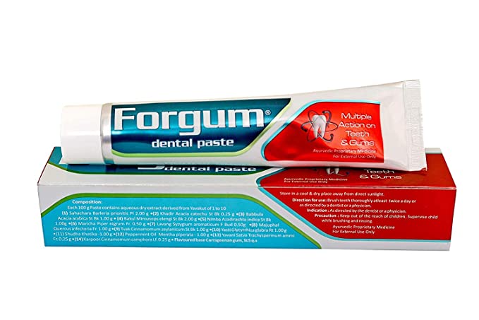 Forgum Dental Paste (100Gm) - Ayurchem - AyurCentral Online