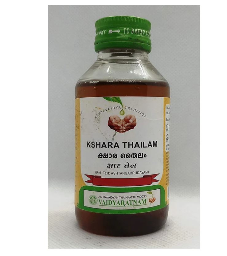 Kshara Thailam (100ml) - Vaidyaratnam - AyurCentral Online