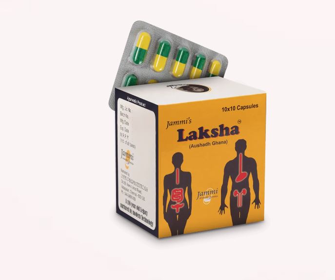 Laksha Capsule (10Caps) - Jammi Pharma - AyurCentral Online