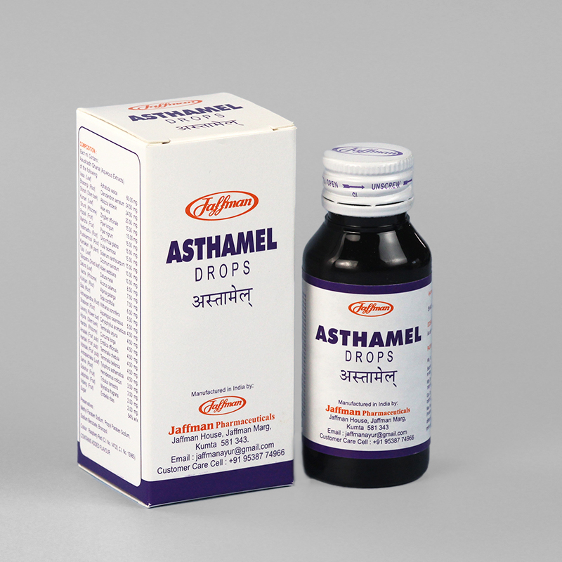 Asthamel Drops (60ml) - Jaffaman - AyurCentral Online