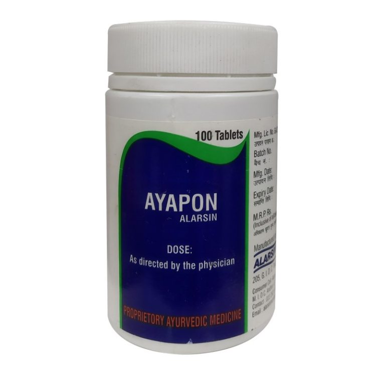 Ayapon Tablet (100Tabs) - Alarsin - AyurCentral Online
