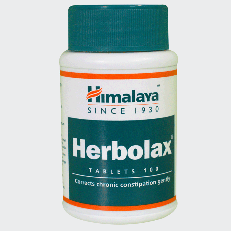 Herbolax Tablet (100Tabs) - Himalaya - AyurCentral Online