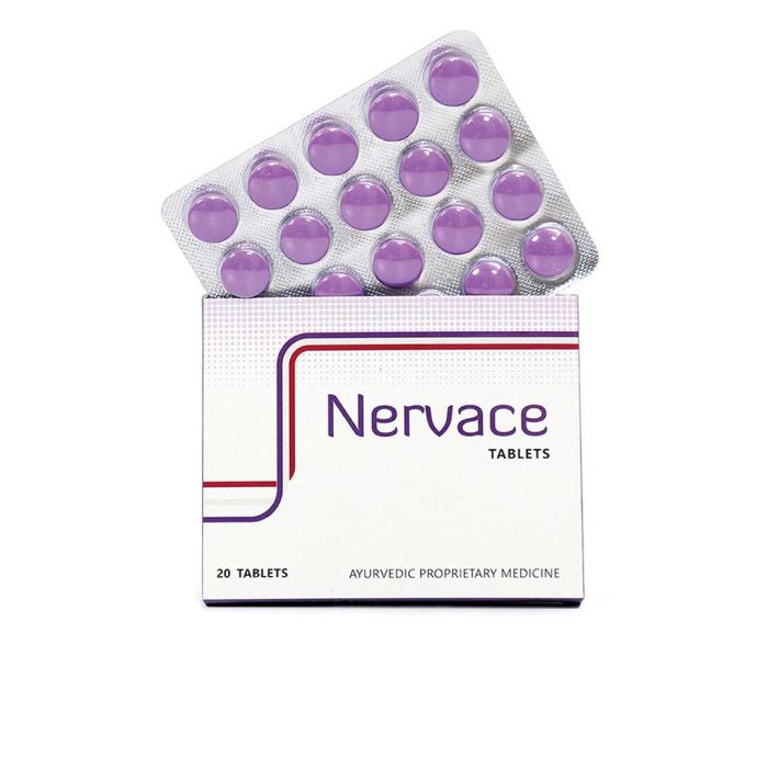 Nervace Tablet (20Tabs) - Ayurchem - AyurCentral Online
