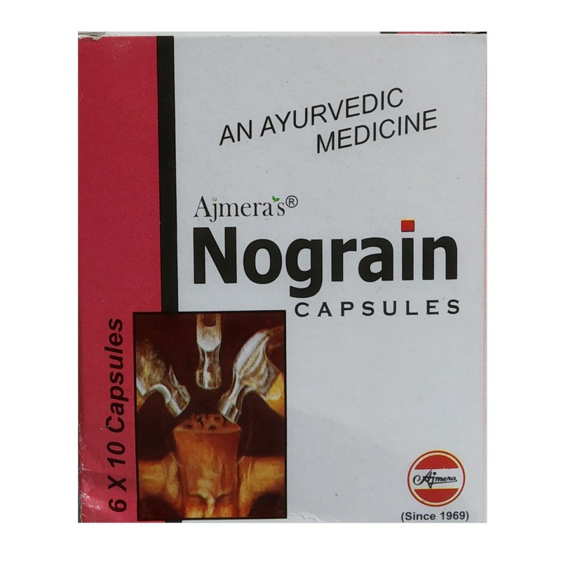 Nograin Caps (10Caps) - Ajmera Pharma - AyurCentral Online
