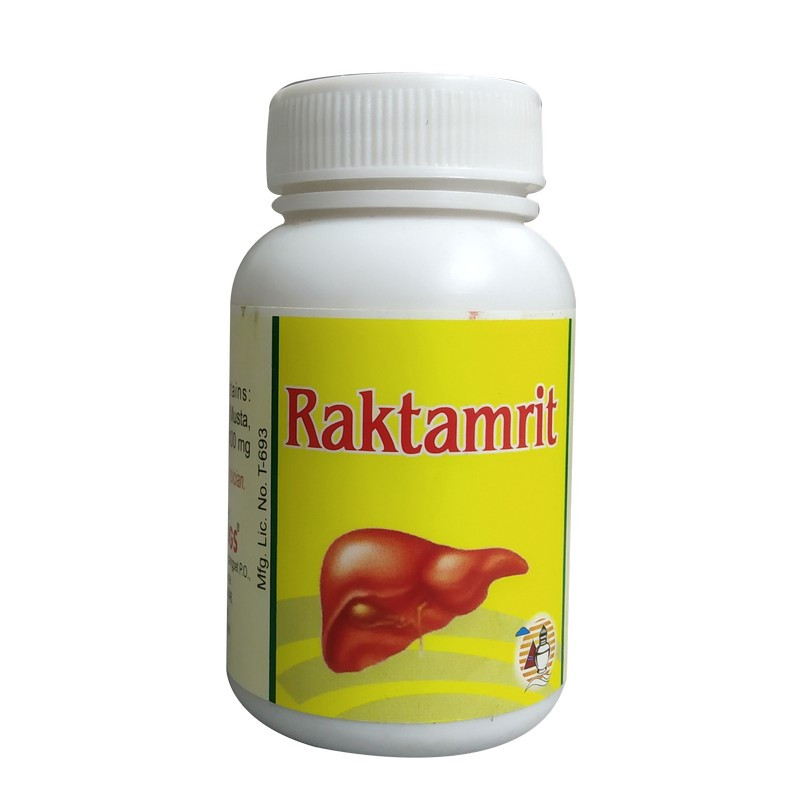 Raktamrit Tablet (100Tabs) - Amrita - AyurCentral Online