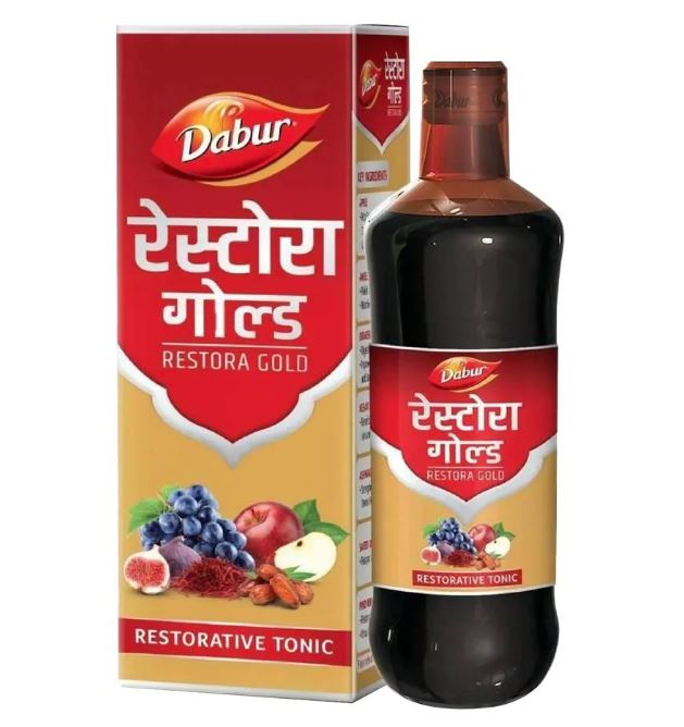 Restora Gold Syrup (450ml) - Dabur - AyurCentral Online