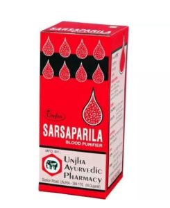 Sarasaparilla Syrup (200ml) - Unjha - AyurCentral Online