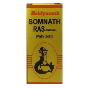 Somanath Ras (Gold) (10Tabs) - Baidyanath - AyurCentral Online