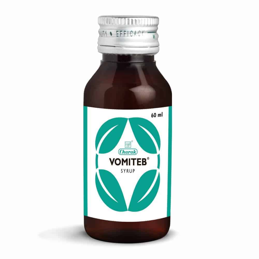 Vomiteb Syrup (100ml) - Charak - AyurCentral Online