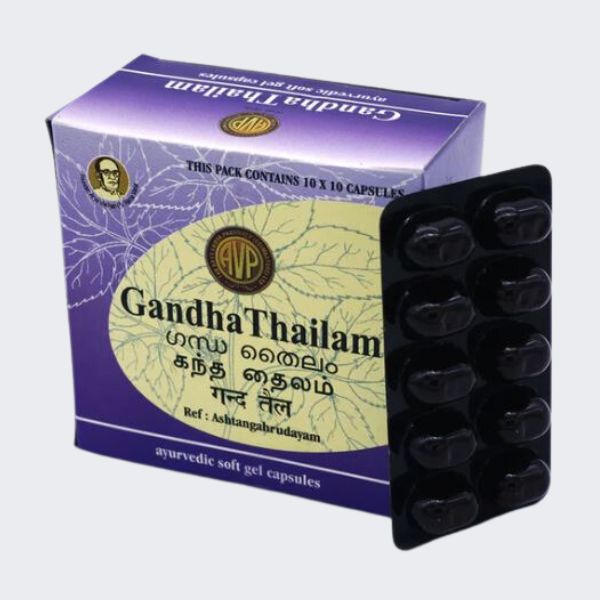 Gandha Thailam Softgel Capsule - AyurCentral Online