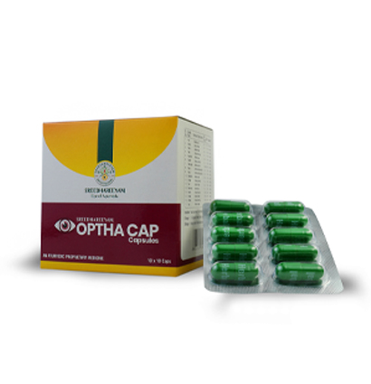 Optha Cap Capsule (10Caps) - Sreedhareeyam - AyurCentral Online