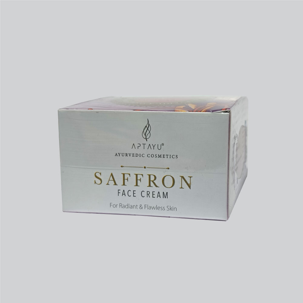 Saffron Face Cream (50Gm) - Aptayu - AyurCentral Online