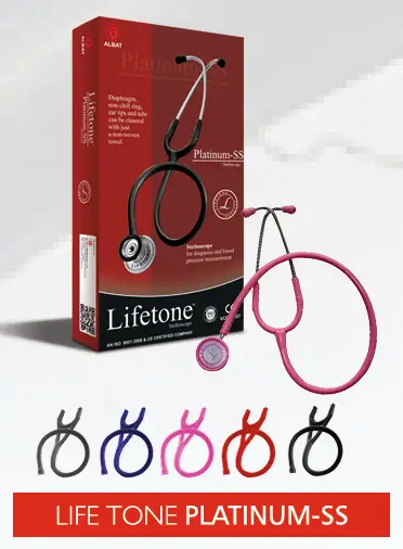 Buy LIFETONE Platinum SS Stethoscope for Doctors & Nurses – Ultra-Clear ...