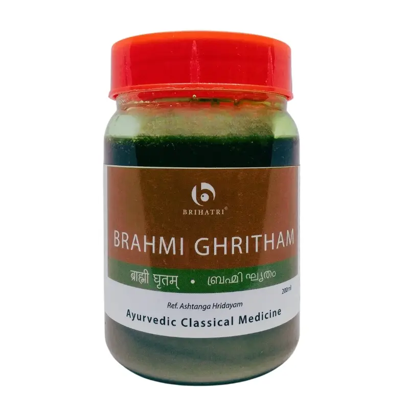 Brahmi Ghritham 200ML – Brihatri | Brahmi Ghrita price - Ayurcental Online