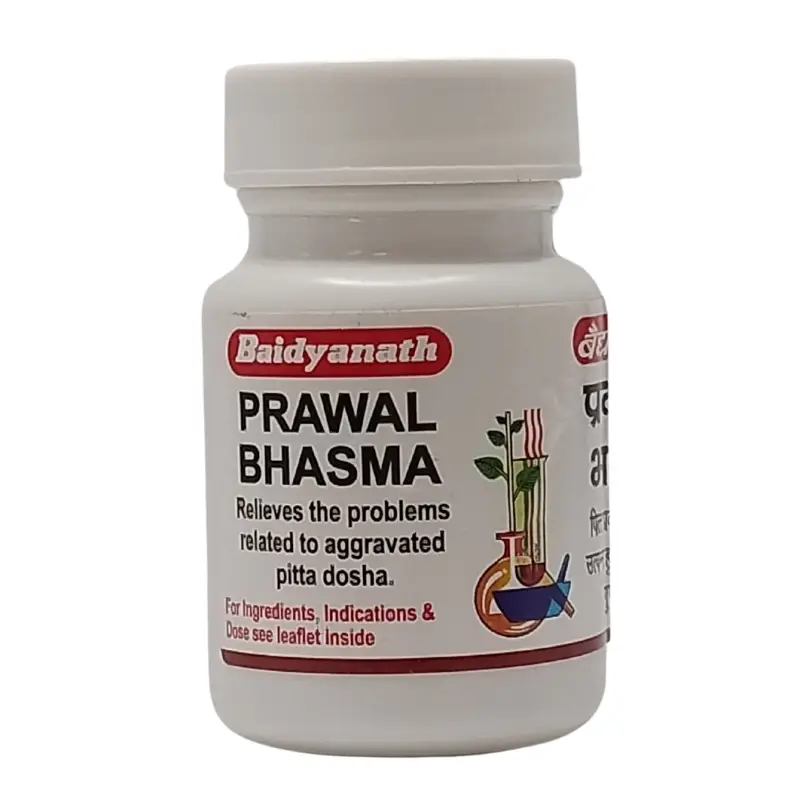 Prawal Bhasma (10gm) - Baidyanath - AyurCentral Online