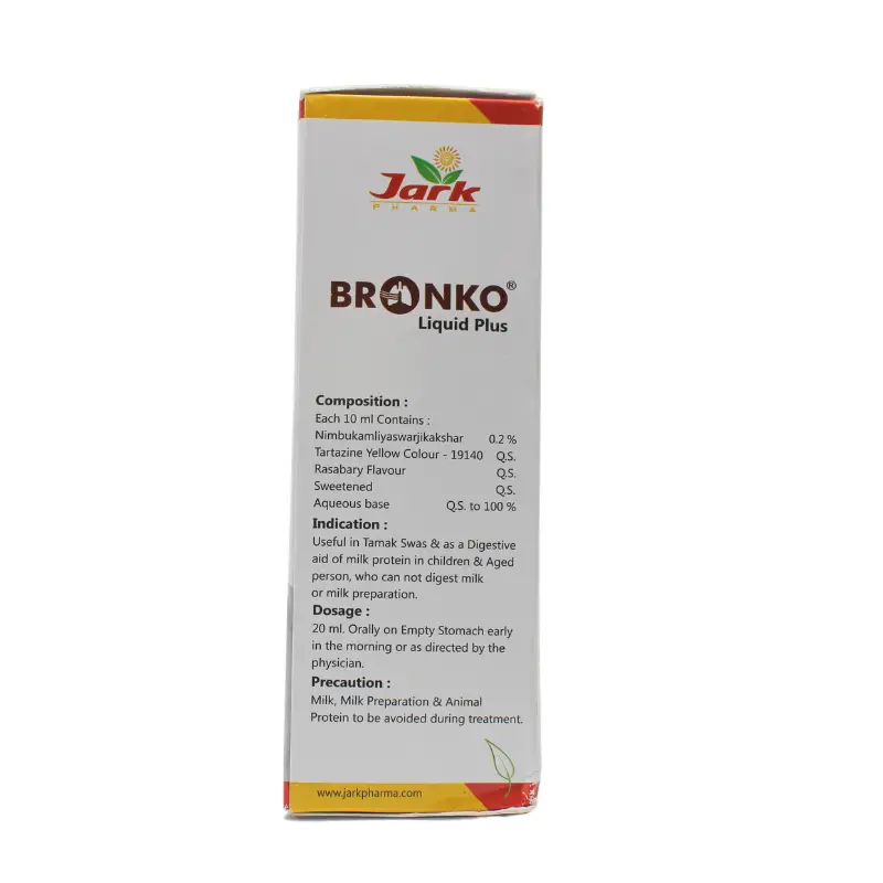 Buy Bronko Syrup (200ml) - Jark