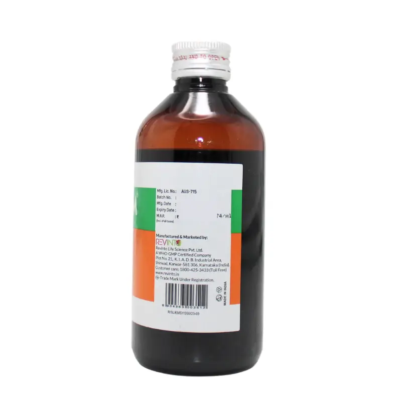 Buy Kalm Syrup Revinto 200ml - Ayurvedic Relief
