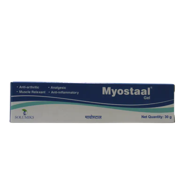 Buy Myostaal Gel 30Gm from Solumiks - Ayurvedic Relief