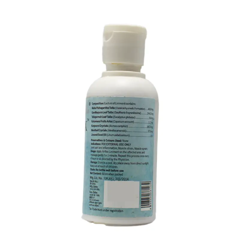 Shop Ariflex Liniment 60ml by Ari Healthcare Online