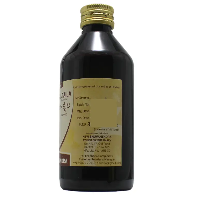 Buy Maha Narayana Taila 200ml - New Bhuvanendra Ayurvedic Pharmacy