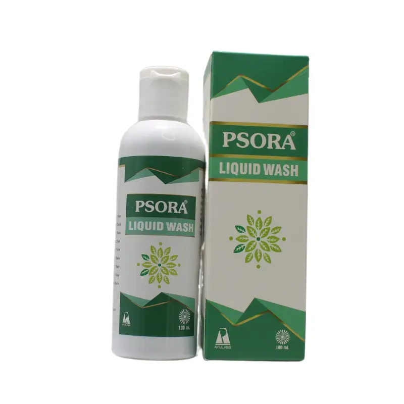 Shop Psora Liquid Wash 100ml by Ayulabs - AyurCentral