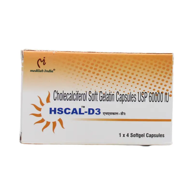 Buy Hs Cal D3 Sg Capsules 4caps - Medilab India