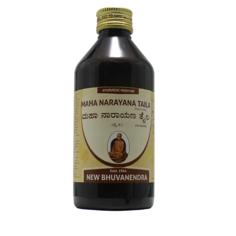 Buy Maha Narayana Taila 200ml - New Bhuvanendra Ayurvedic Pharmacy